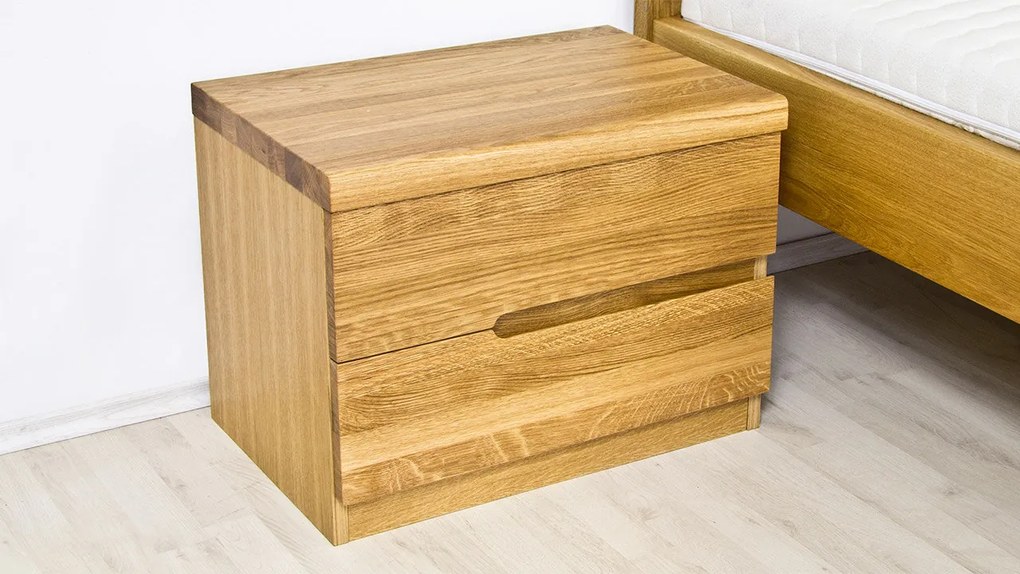 Postelia noční stolek PALERMO 45 cm 50x40 cm - masiv Buk