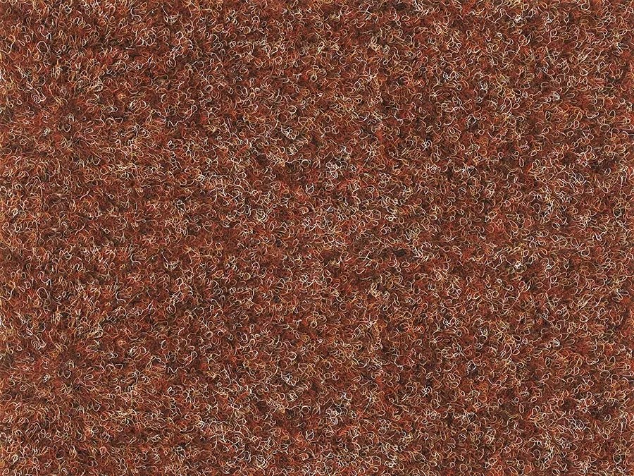 AKCE: 50x300 cm Metrážový koberec Santana 86 červenohnědá s podkladem resine - Rozměr na míru bez obšití cm