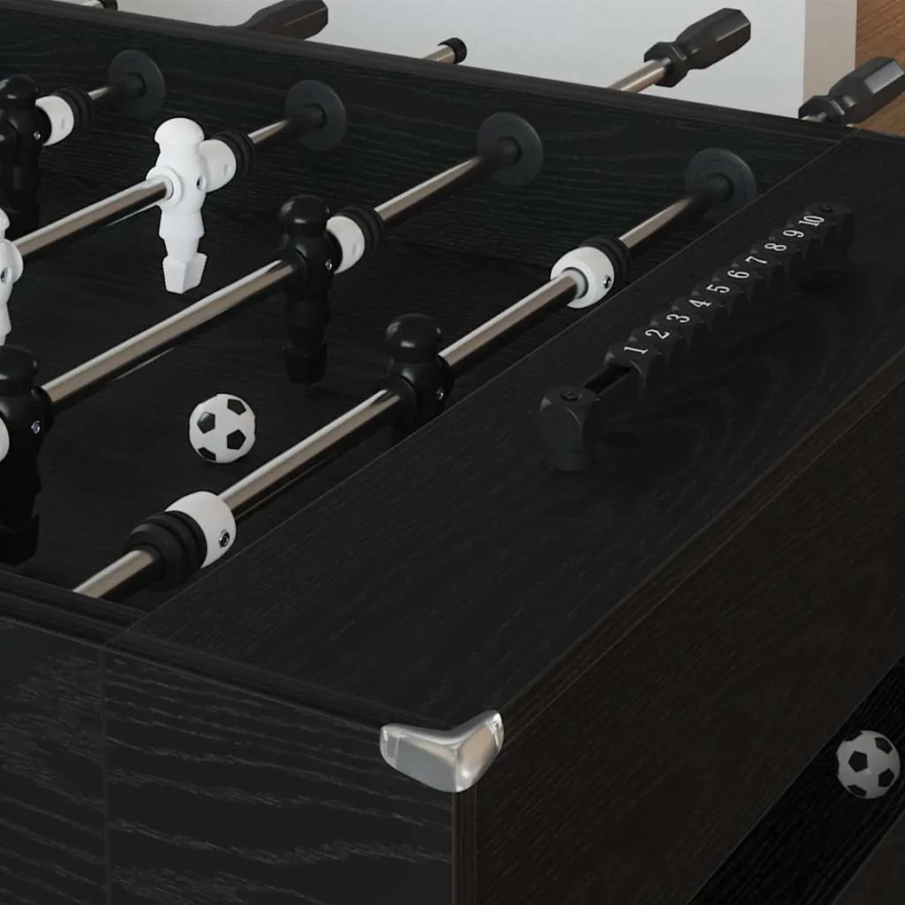 Stolní fotbálek Černý Dub 146,5 x 74 x 85 cm Kompozitní dřevo 3378200