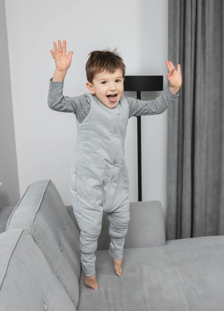 Sleepee Celoroční spací pytel s nohavicemi PUNTÍKY z bavlny Zvolte rozměr: S (1 - 2 roky)