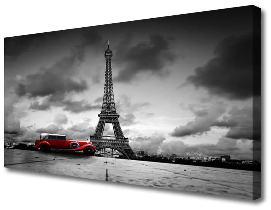 Obraz na plátně Eiffelova Věž Paříž Výhled 100x50 cm