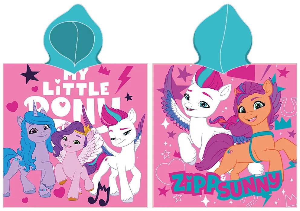Dětské pončo my little pony kouzelní poníci