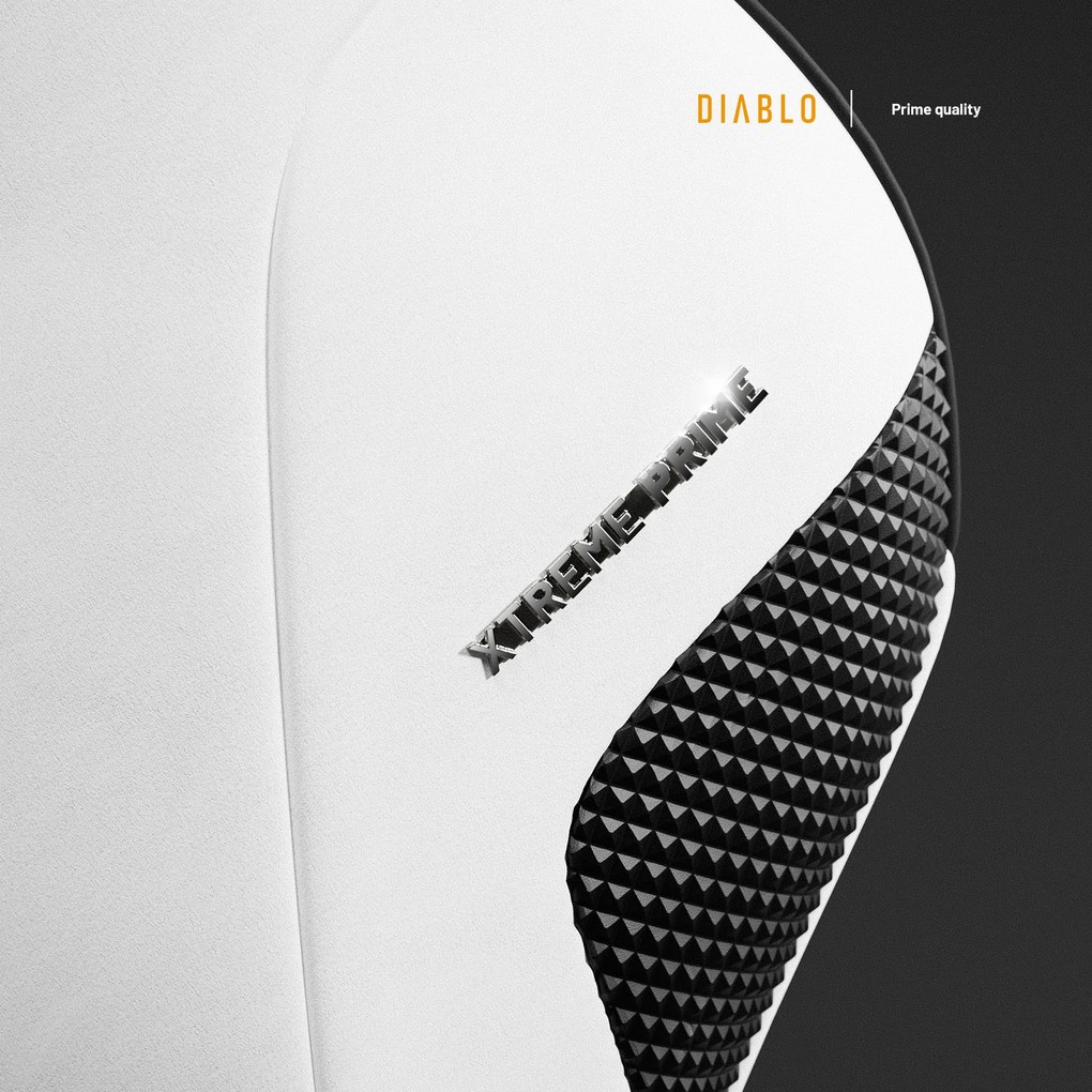 Herní židle bílá Normal Size: Diablo X-One Prime Ghosted White