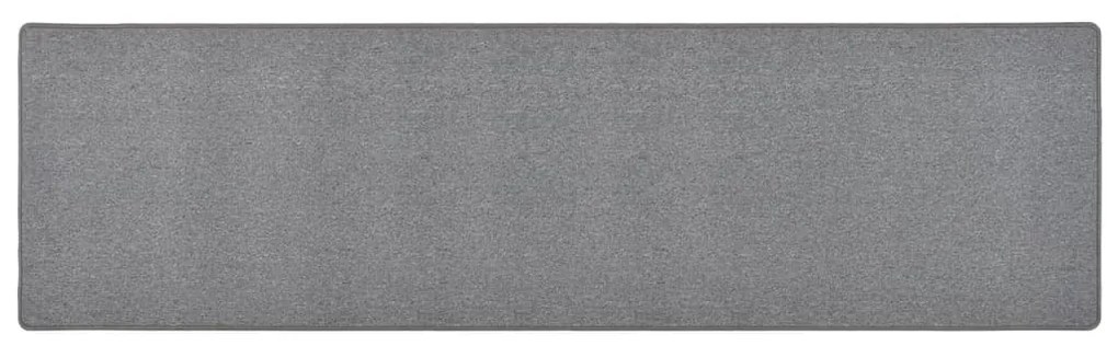Běhoun tmavě šedý 80 x 300 cm 326976
