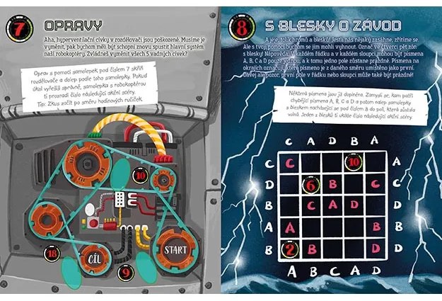 Samolepková únikovka - V oku bouře