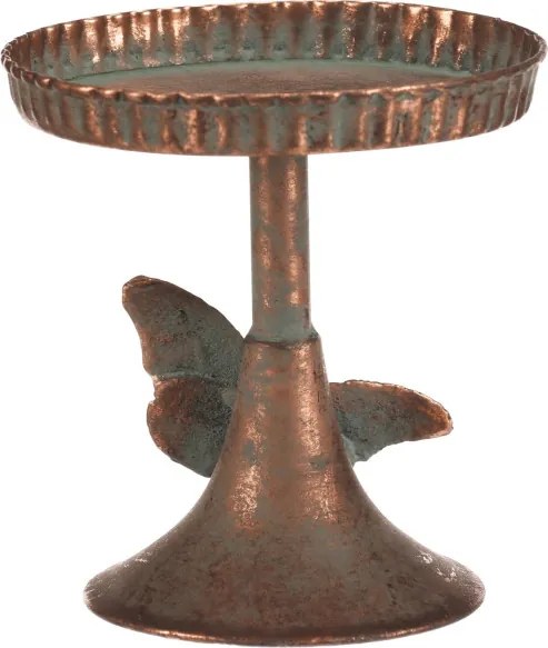 Kovový svícen 14 cm měděný FUP563-S