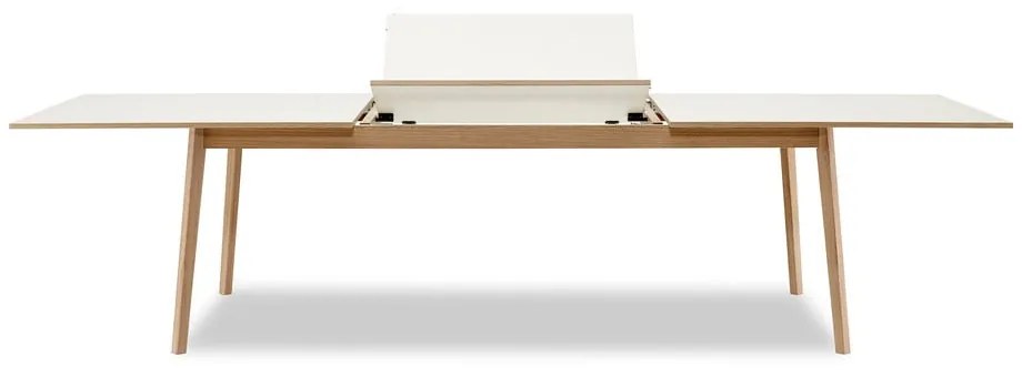 Rozkládací jídelní stůl s bílou deskou Hammel Avion 220 x 100 cm