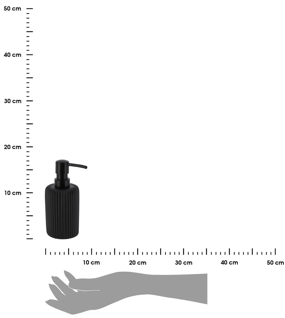 Dávkovač mýdla Issard, černá, 230 ml