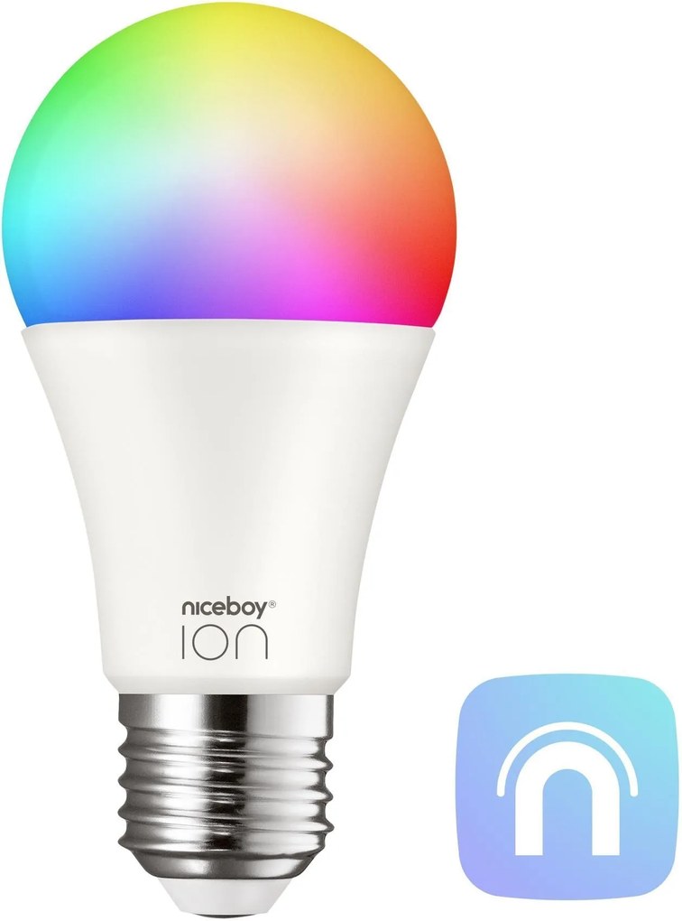 Led žárovka niceboy ion smartbulb rgb e27