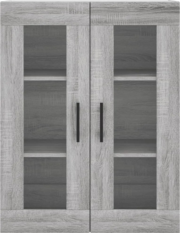 Skříň highboard šedá sonoma 69,5 x 34 x 180 cm kompozitní dřevo 3198239