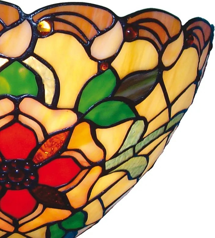 Nástěnná lampa Tiffany Rosemonde - 30*15*20 cm 1x E14 / Max 40W