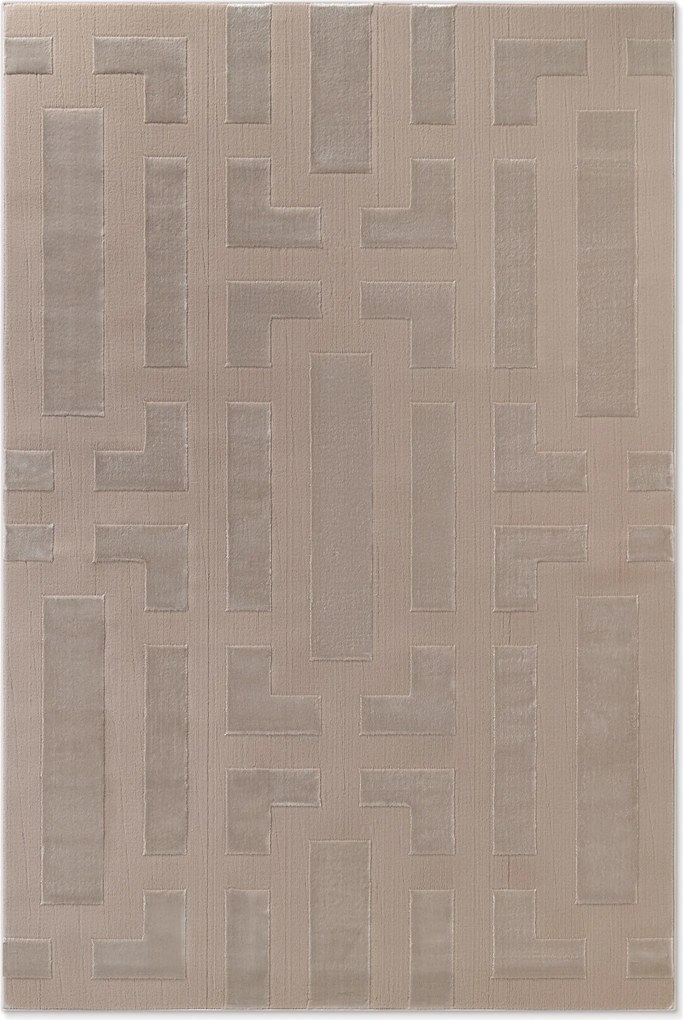ELLE Decoration, Kusový koberec Perles 106189 Beige Cream z kolekce Elle, 160x235, béžová, ložnice