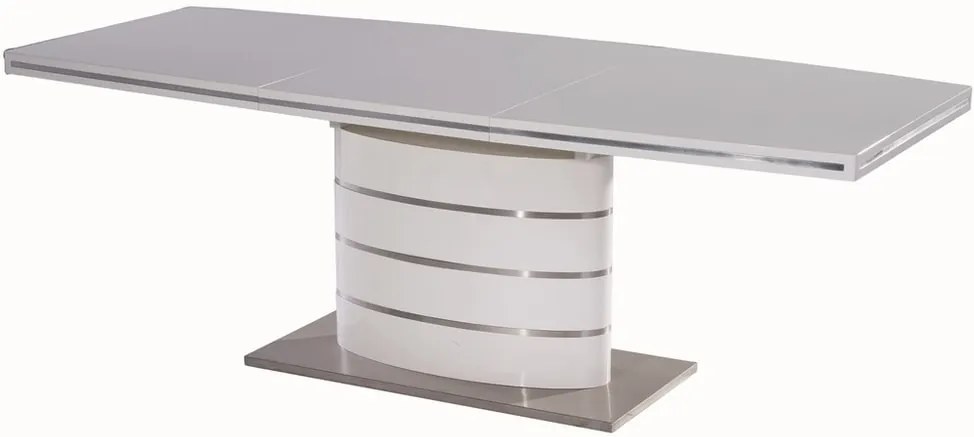 Jídelní stůl FANO 180 bílý rozkládací