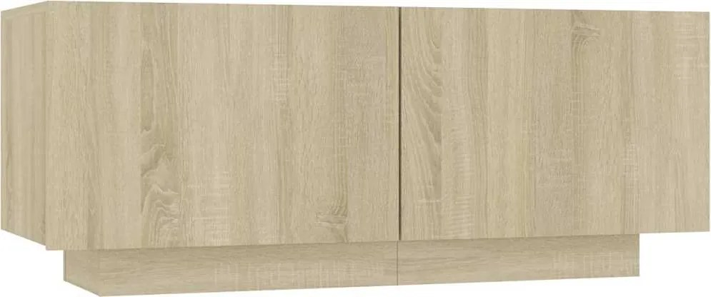 Noční stolek dub sonoma 100 x 35 x 40 cm kompozitní dřevo 3082768