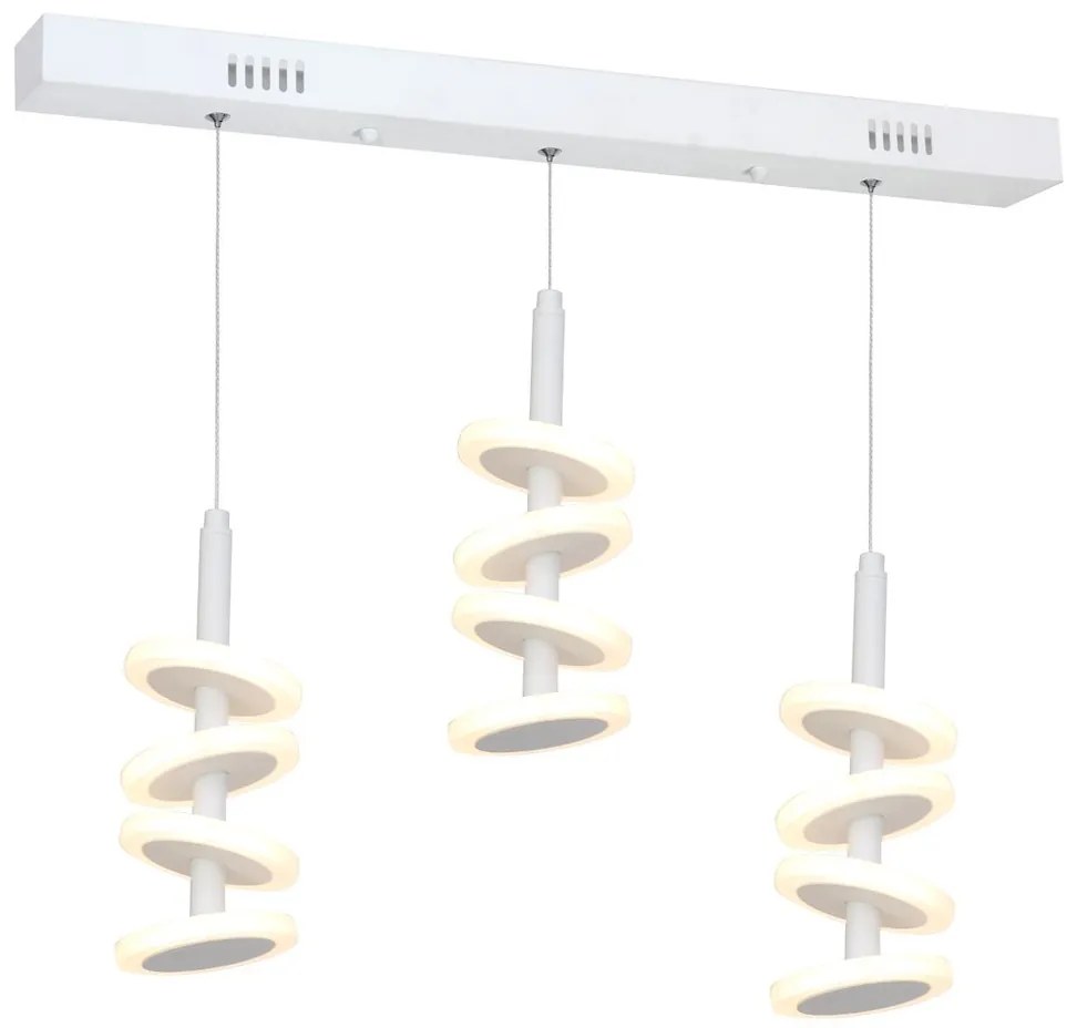 Závěsné LED svítidlo Pablo, 3x LED 48w, 4000k, w