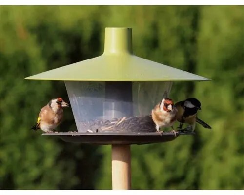 PLASTIA FINCH Antracit Krmítko pro ptáčky