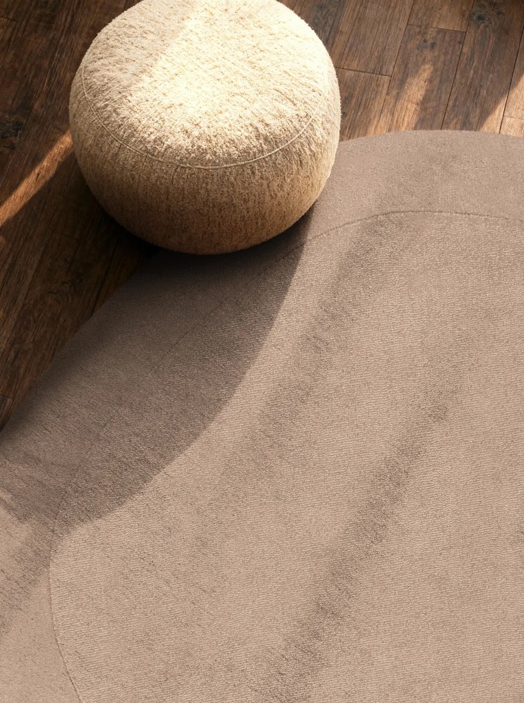 Villeroy & Boch Kusový koberec Kivi 106286 Beige, 160x160 (průměr) kruh, béžová, ložnice