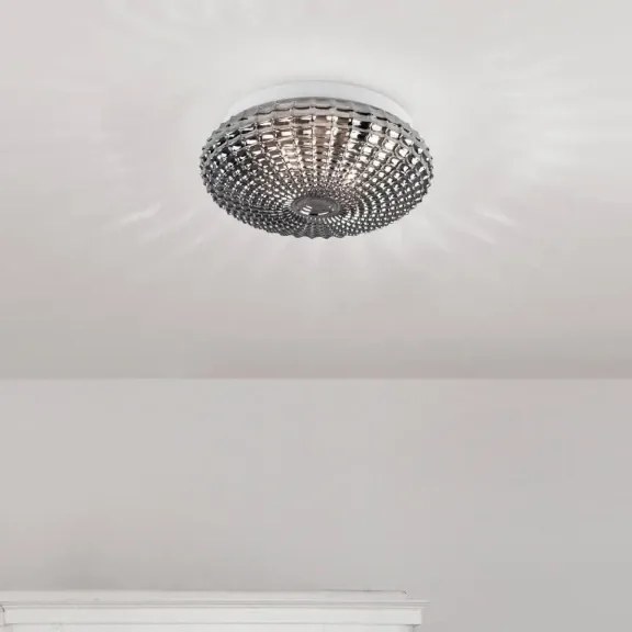 Designové stropní svítidlo Clam 30 chrom