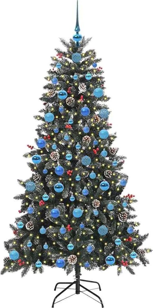 Umělý vánoční stromeček Zelená 180 cm PVC, plast a ocel 3395887