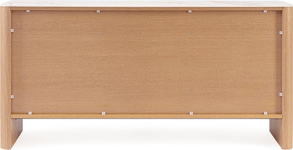 BIZZOTTO Komoda GAVRIEL hnědá 160x80 cm 8051836840829