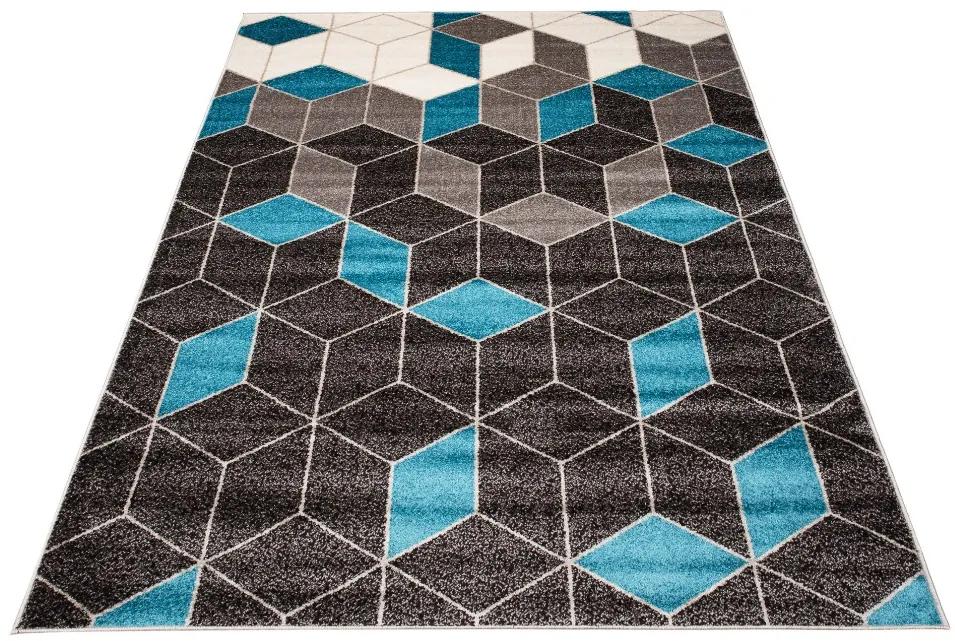 Moderní koberec s geometrickým vzorem Šířka: 80 cm | Délka: 150 cm