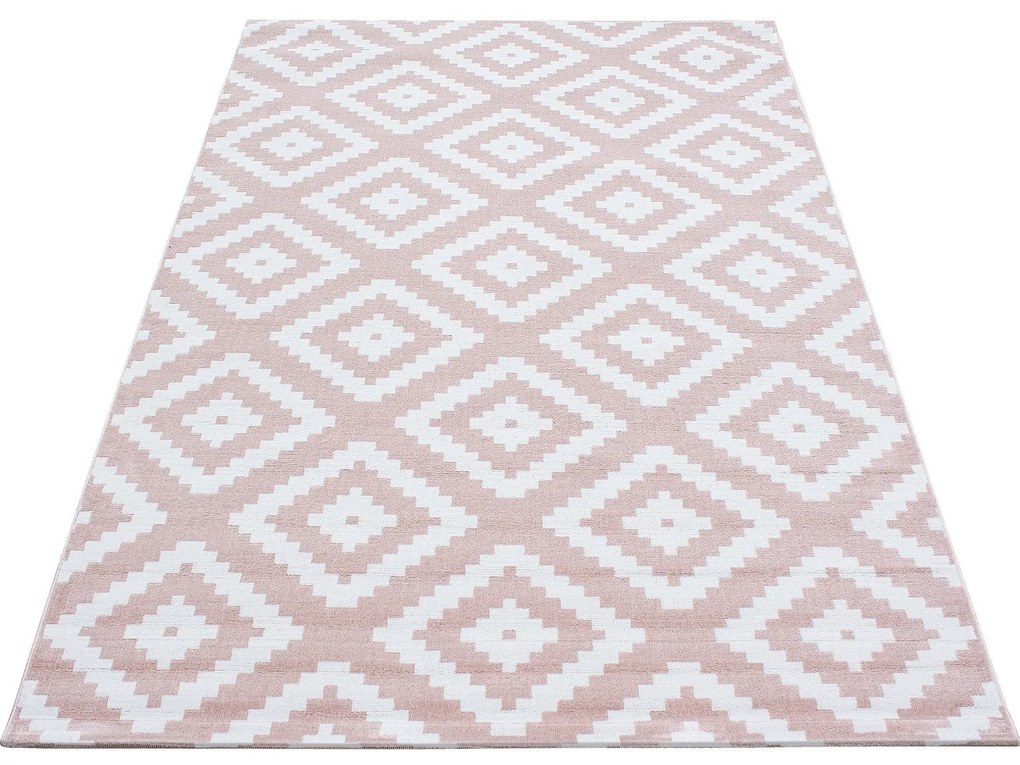 Ayyildiz Kusový koberec PLUS 8005, Růžová Rozměr koberce: 140 x 200 cm