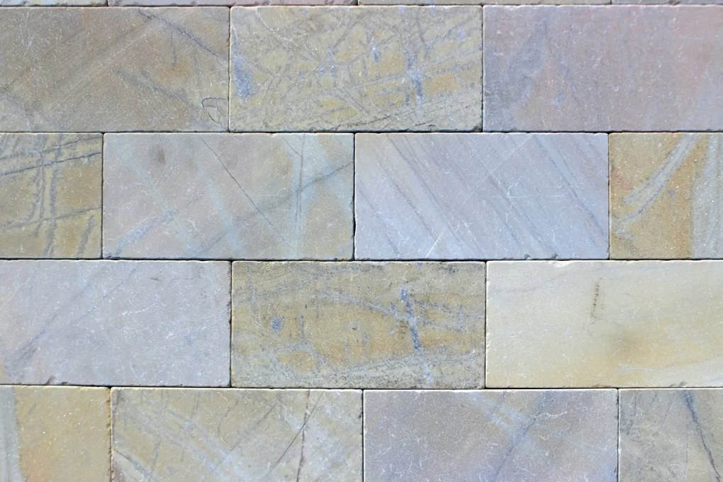 ALFIstone Kamenná dlažba z mramoru Yellow, 30x15 cm, tloušťka 2,5 cm, NH103