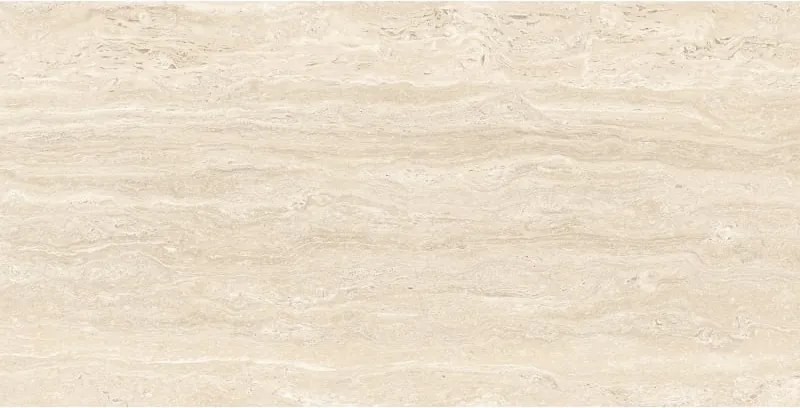 Mexen Neo Travertino Matná rektifikovaná glazovaná gresová dlaždice Crema G1, podlahová a nástěnná 120 x 60 cm
