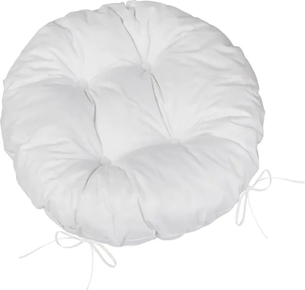 Bellatex Sedák Adéla prošívaný kulatý Bílá 40 cm, (průměr)