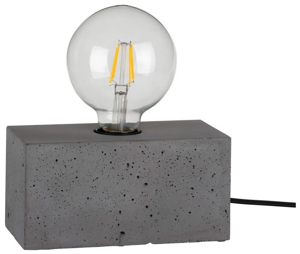 Spot-Light Spot-Light 7370936 - Stolní lampa STRONG DOUBLE 1xE27/25W/230V beton SP0614