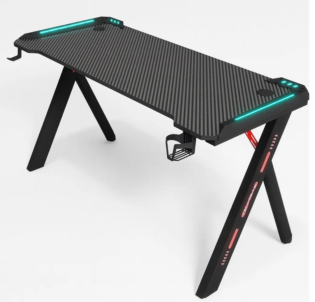 Herní stůl BG03 černý 120 cm
