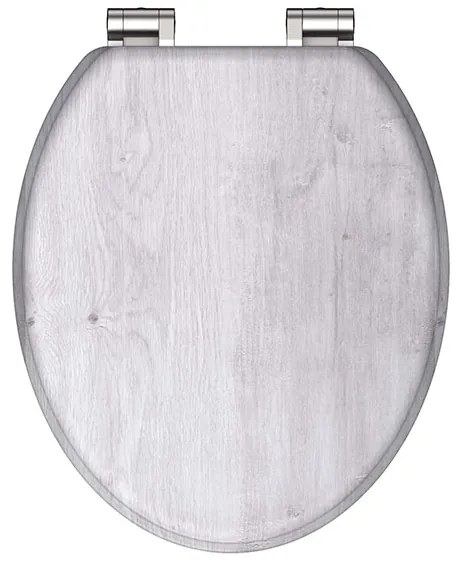 Eisl Sanitär WC prkénko MDF Soft Close Light Wood 80192