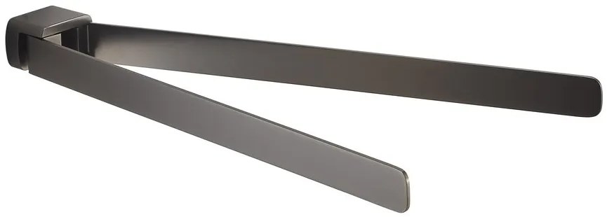 Gedy Gedy, PIRENEI dvojitý držák ručníků otočný 350mm, gun metal, PI2381