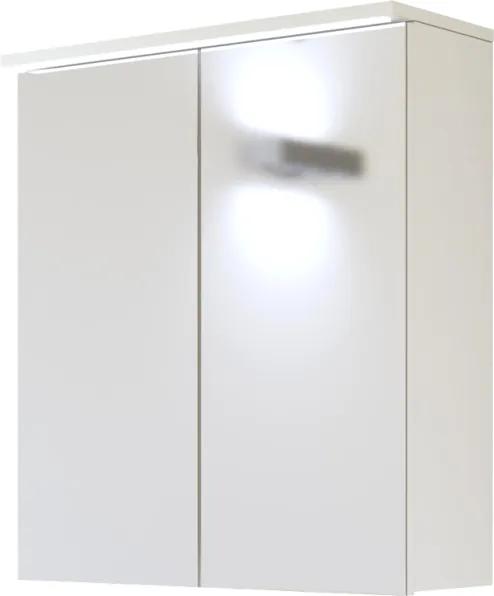 MAXIVA Závěsná skříňka se zrcadlem - GALAXY 840 white, šířka 60 cm, bílá