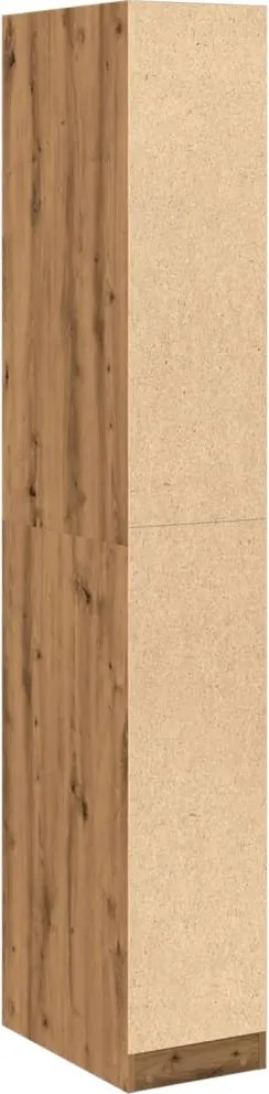 Šatní skříň dub artisan 30 x 50 x 200 cm kompozitní dřevo 3307782