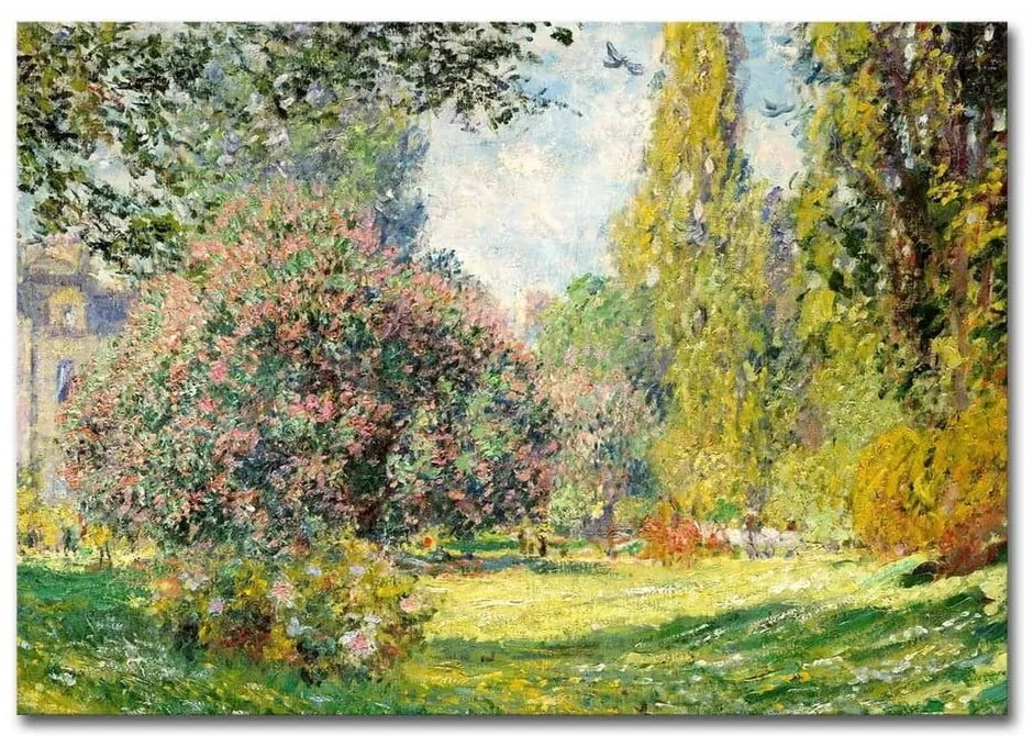 Nástěnná reprodukce na plátně Claude Monet, 100 x 70 cm Biano.cz