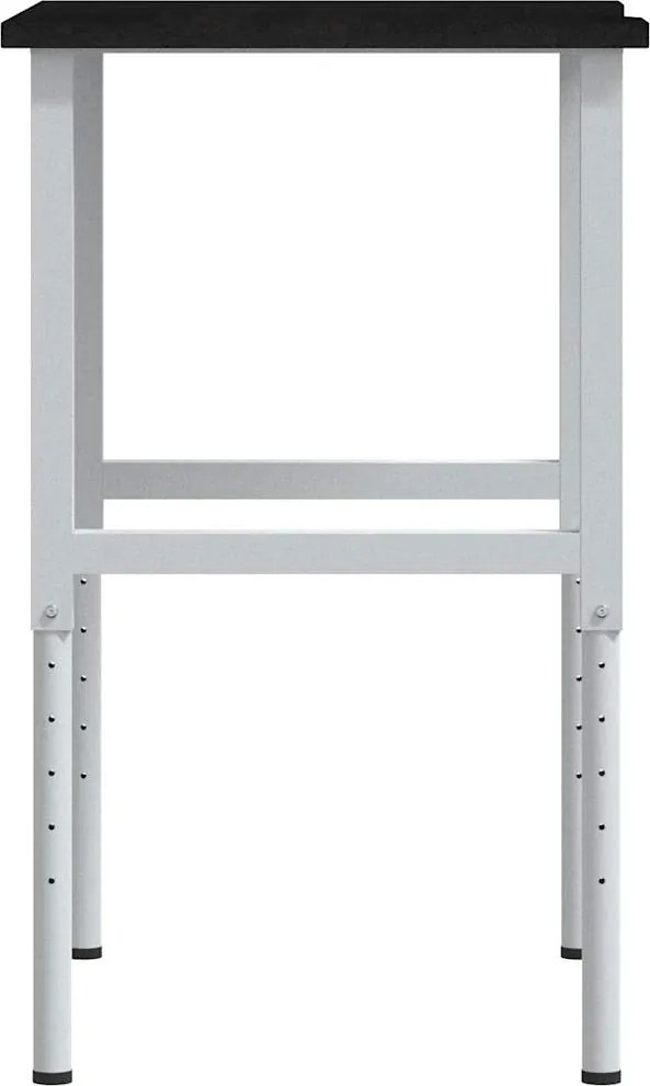 Pracovní stůl tmavě hnědý 80 x 60 x (71,5–98) cm masivní dub 3309720