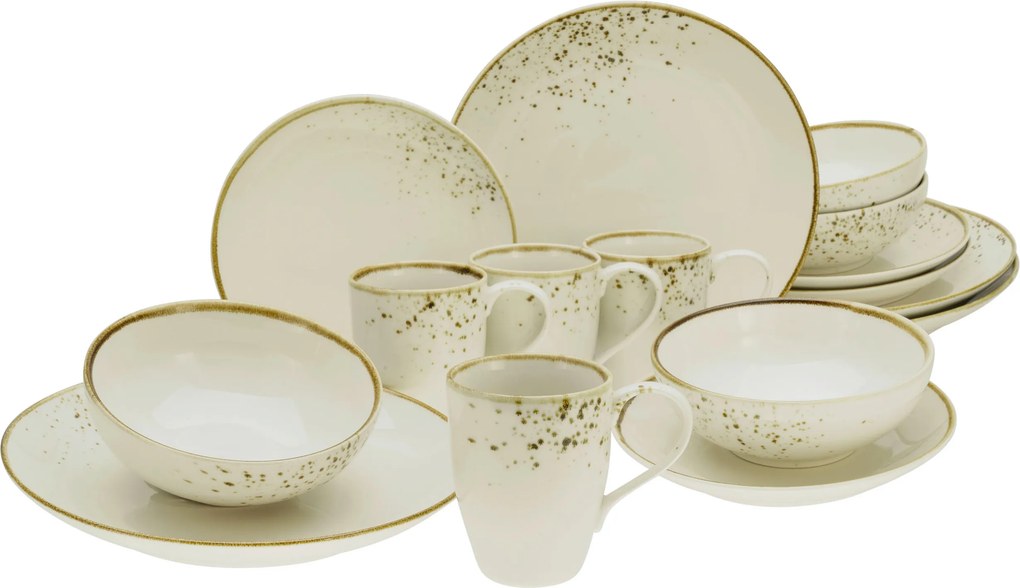 XXXLutz KOMBINOVANÁ SOUPRAVA Nature Collection Natural Living 16dílné Creatable - Online Only nádobí - 007768134501