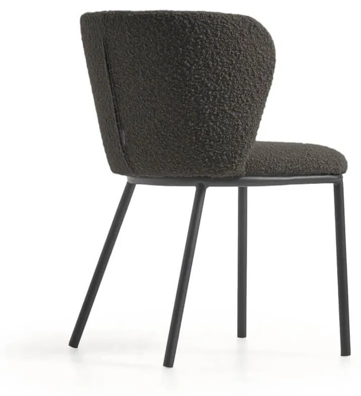 Jídelní židle arun bouclé černá MUZZA