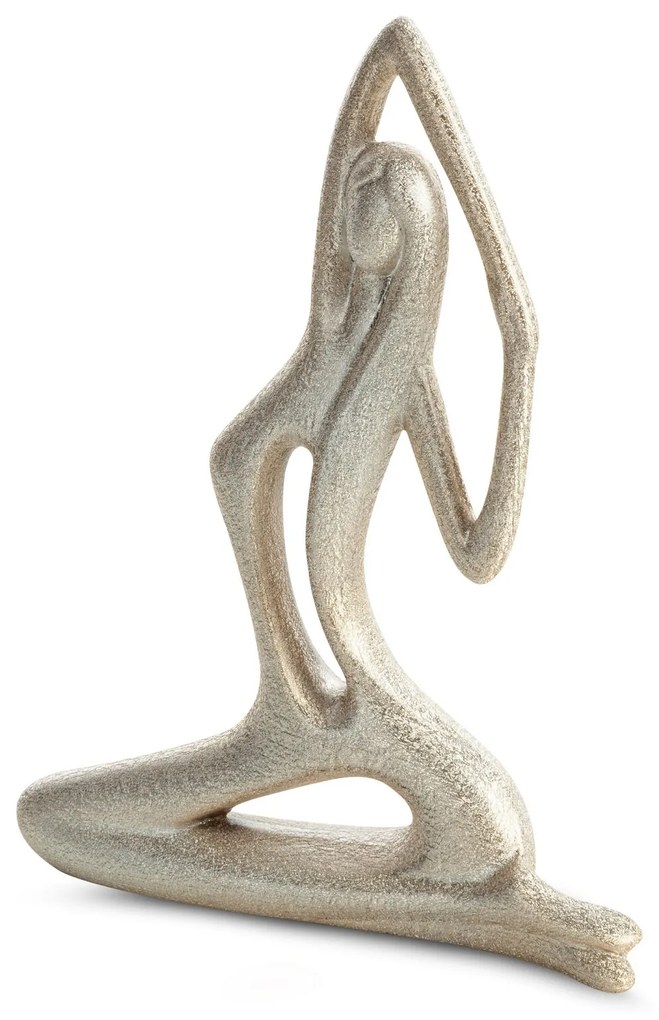 EUROFIRANY DEKORAČNÍ SOŠKA LADY 19X5X25 CM ŠAMPAŇSKÁ