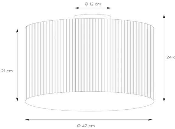 Lucide 03129/42/30 - Stropní svítidlo MAGIUS 1xE27/40W/230V bambus