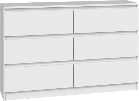 FALCO Komoda Malvína M6 120 bílá