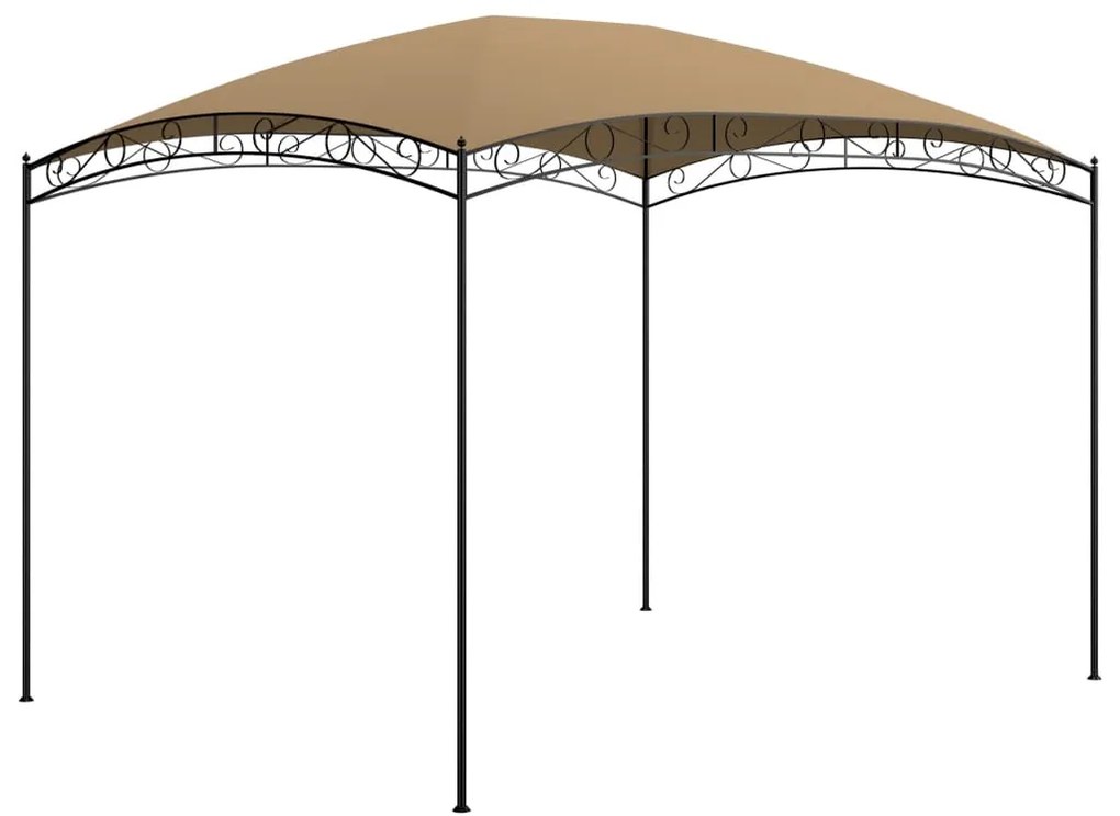 Altán 3 x 4 x 2,65 m taupe 180 g/m² 313910