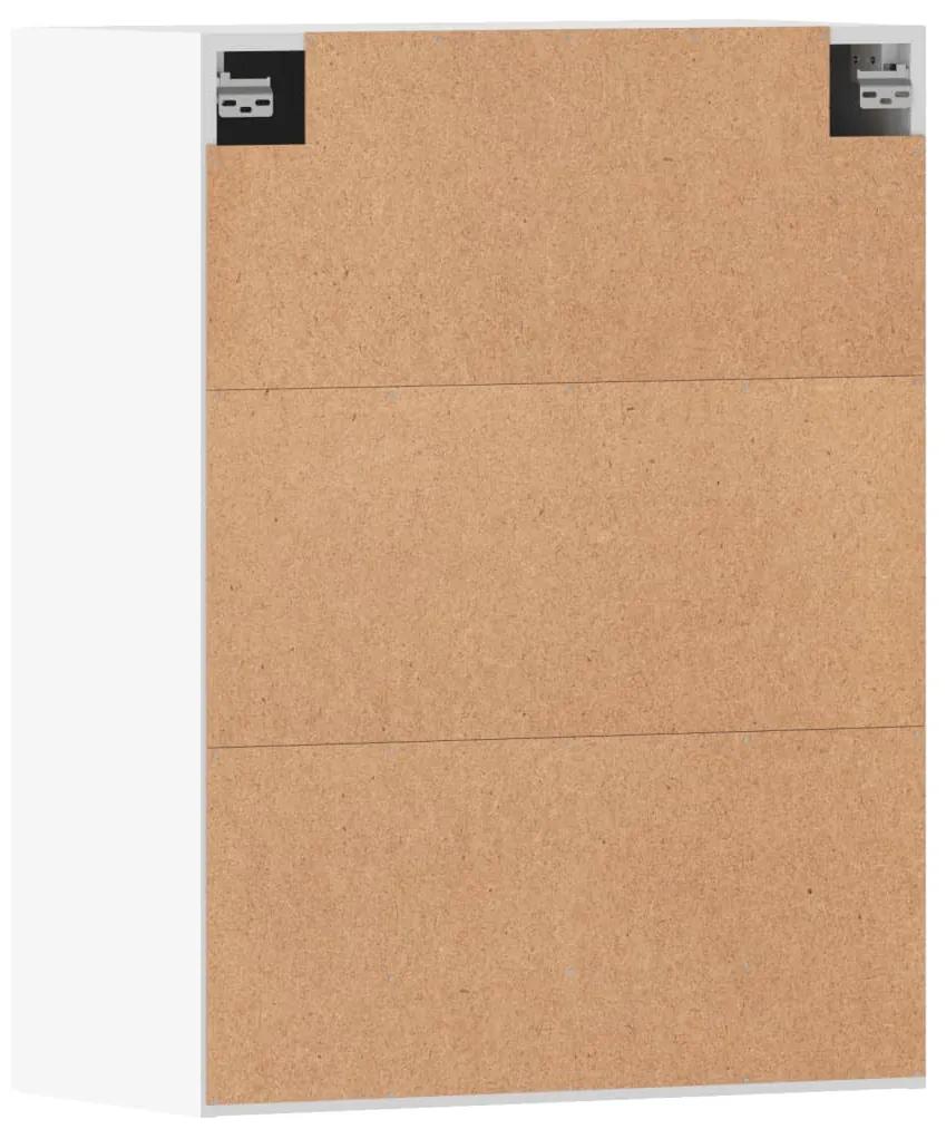 Nástěnné skříňky 2 ks bílé kompozitní dřevo,  3197905