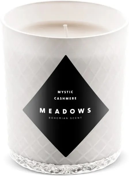 Svíčka s vůní skořice a muškátového oříšku Meadows Mystic Cashmere, doba hoření 60 hodin