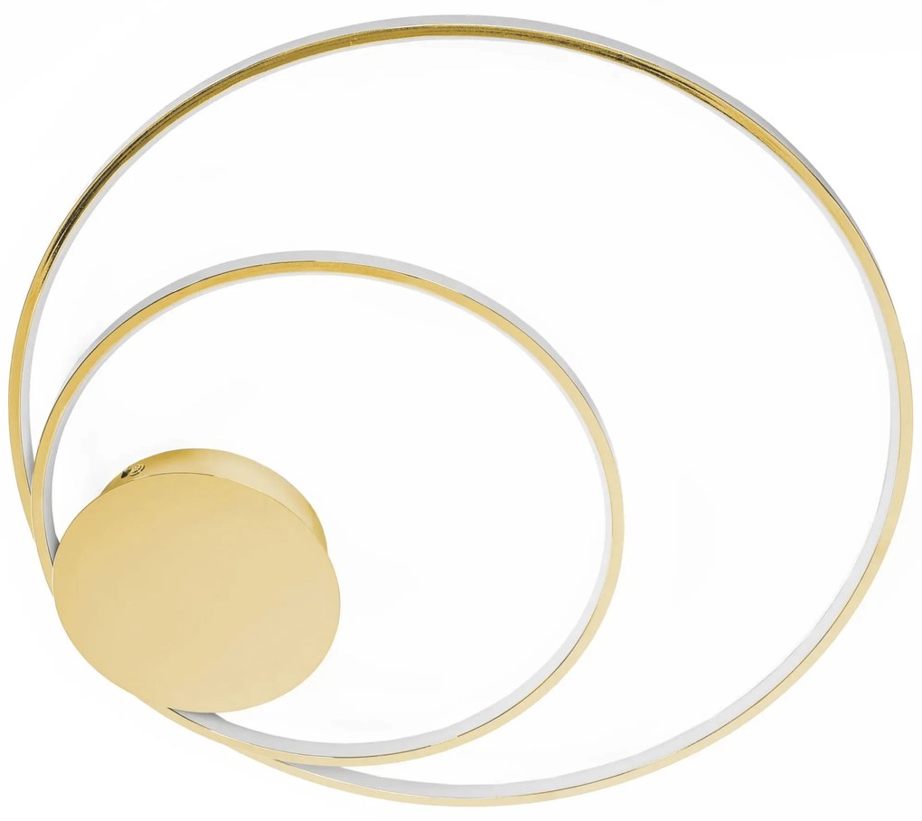 Toolight - LED stropní svítidlo + dálkové ovládání APP803-C, zlatá, OSW-09752