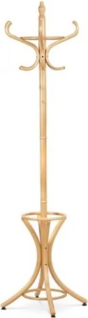 Dřevěný stojanový věšák, přírodní odstín, v. 186, F-2059 NAT