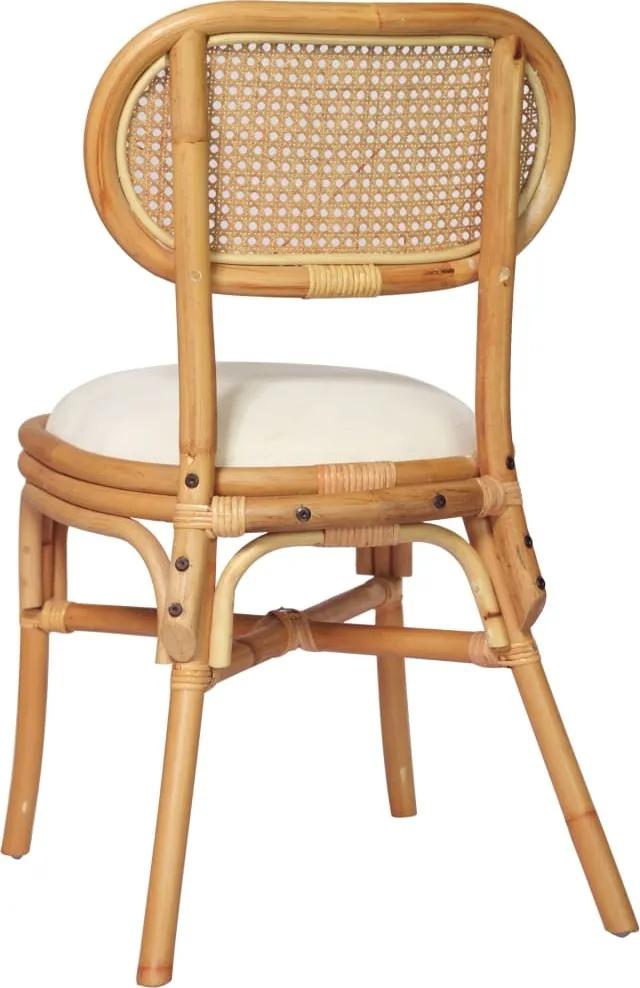 vidaXL Jídelní židle 2 ks plátno [325478] Barva: světle hnědá