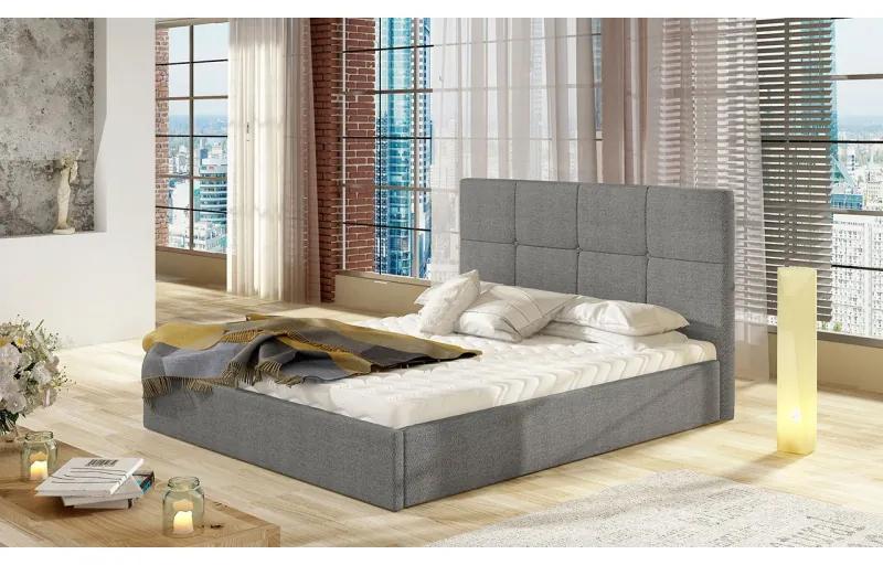 Čalouněná postel s úložným prostorem Atenso Duo, Barva: Sawana 69, Rozměr postele: 180x200