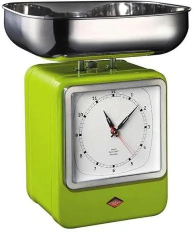 Wesco kuchyňské váhy s hodinami, zelené
